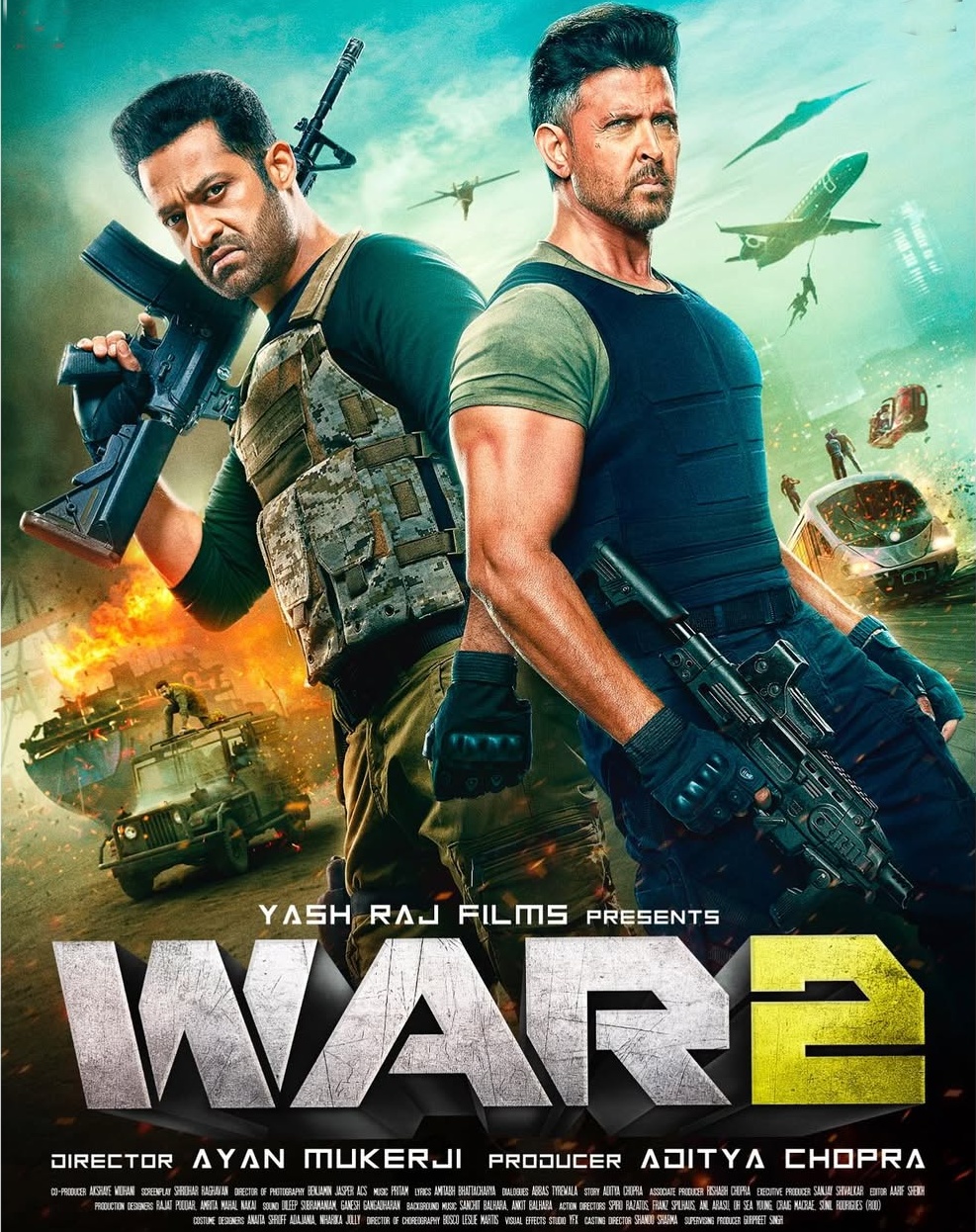 Hrithik Roshan, NTR Jr. declare ‘war’ in action packed ‘War 2’ teaser